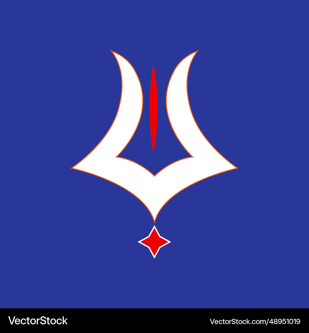 Lord venkatesha vishnu tilak design icon Vector Image