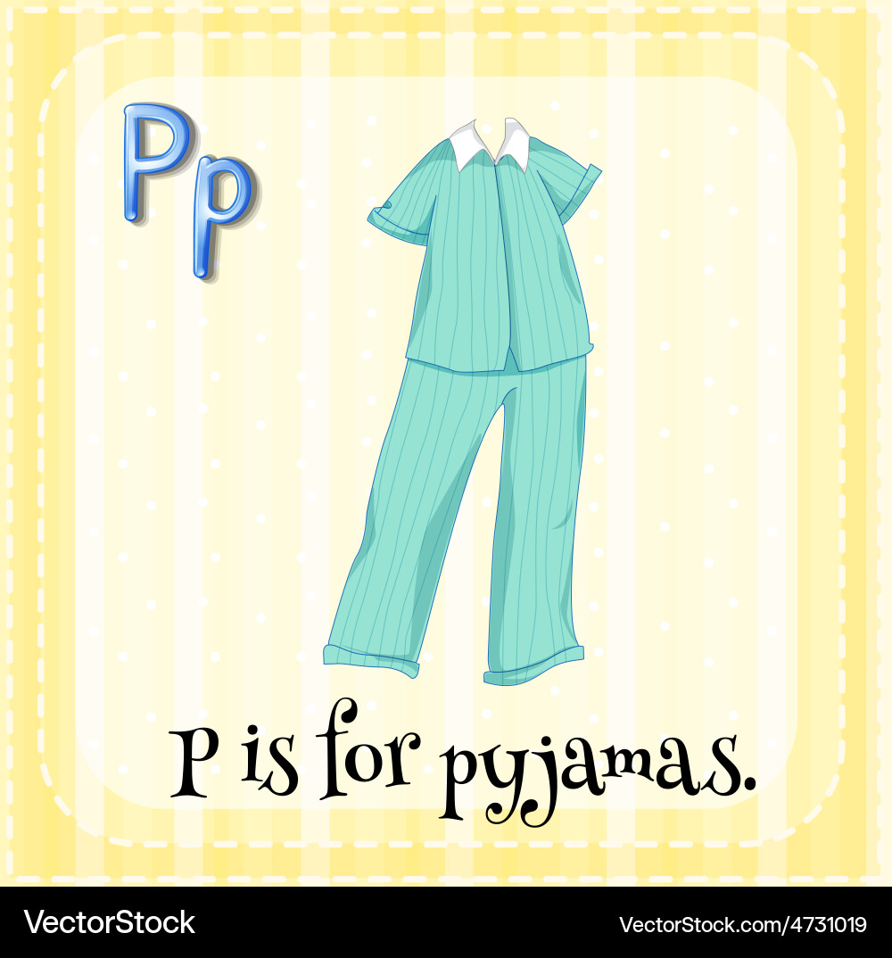 Pyjamas Royalty Free Vector Image - VectorStock