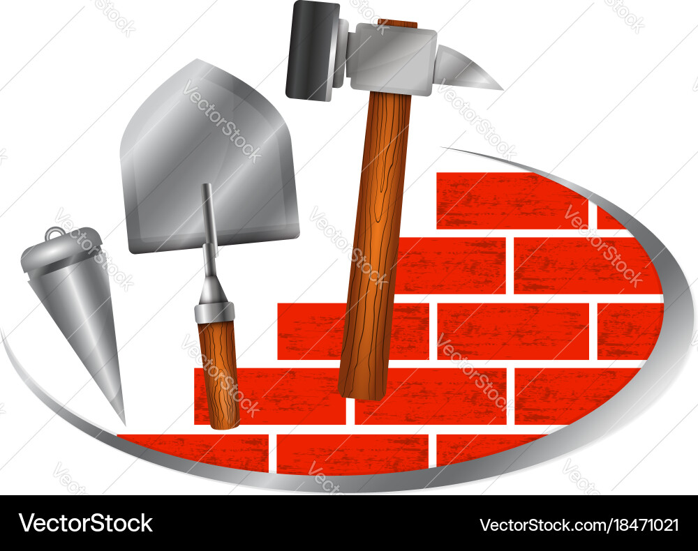 Construction symbol for business Royalty Free Vector Image