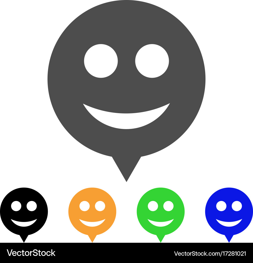Hint smile icon Royalty Free Vector Image - VectorStock