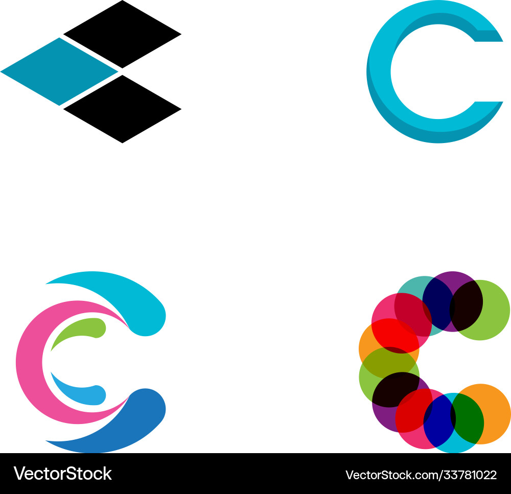 C letter alphabet Royalty Free Vector Image - VectorStock