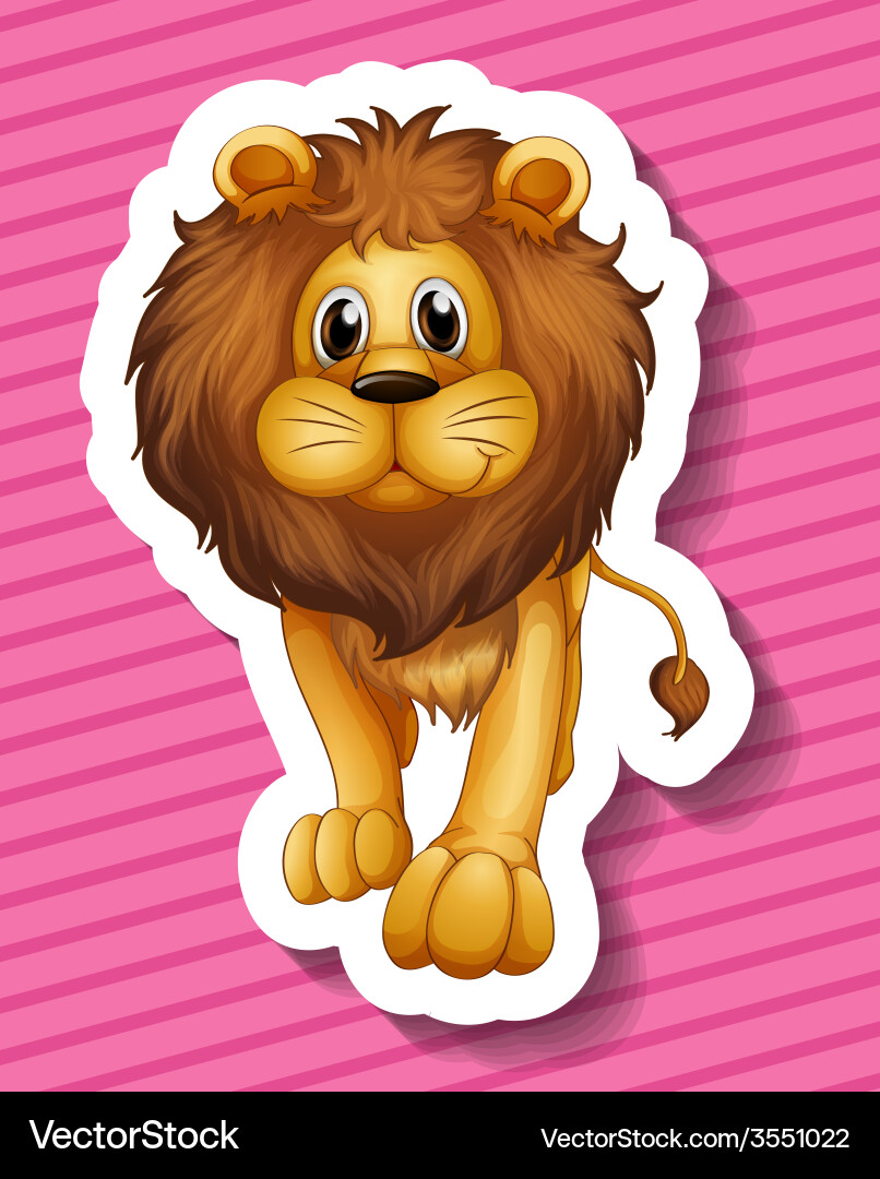 Lion Royalty Free Vector Image - VectorStock