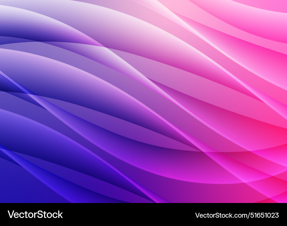 Abstract blue gradient red decorative line Vector Image