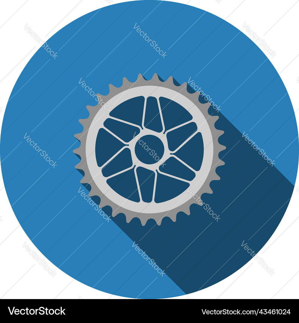 Bike gear star icon Royalty Free Vector Image - VectorStock
