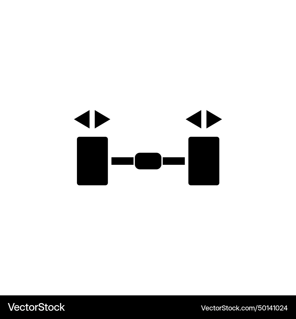 Car rear axle icon Royalty Free Vector Image - VectorStock