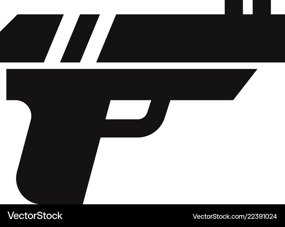 Gun icon Royalty Free Vector Image - VectorStock