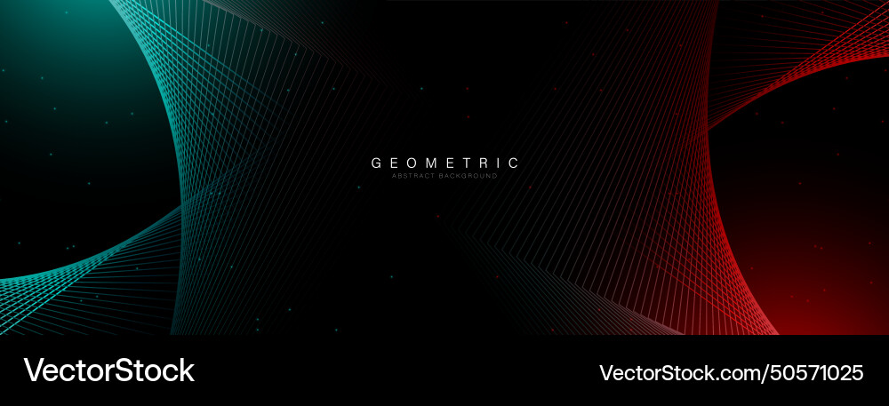 Abstract futuristic technology lines background Vector Image