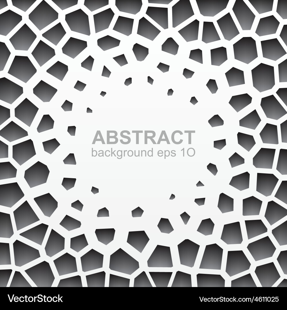 Abstract grayscale geometric pattern Royalty Free Vector