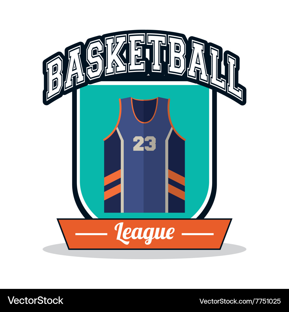Basketball sport design Royalty Free Vector Image
