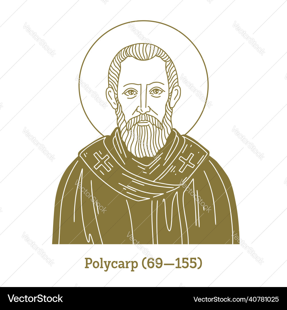 Polycarp Royalty Free Vector Image - VectorStock