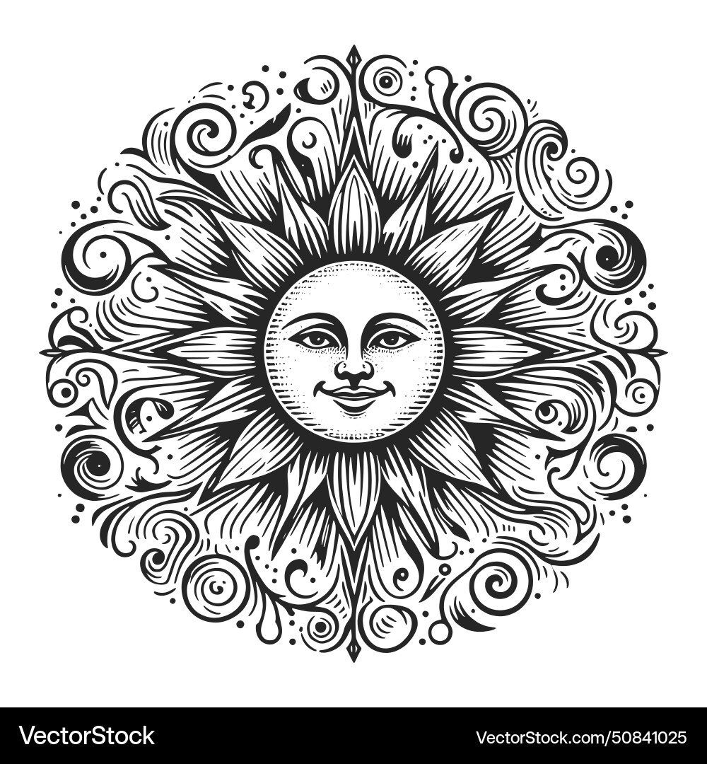 Sun Tattoo Vector Images (over 15,000)