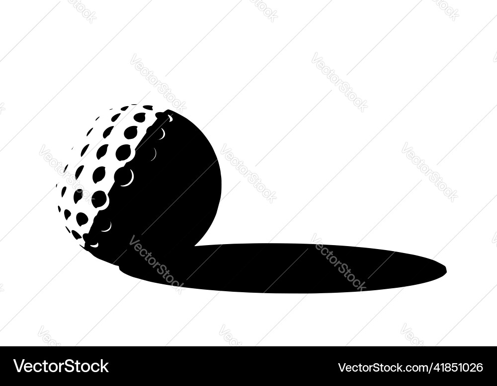 Golf ball Royalty Free Vector Image - VectorStock