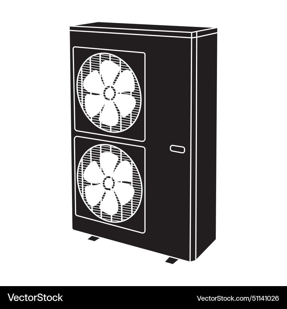 Outdoor air conditioner icon Royalty Free Vector Image