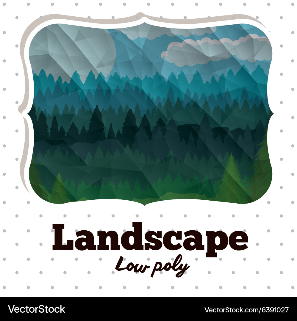 Landscape design Royalty Free Vector Image - VectorStock