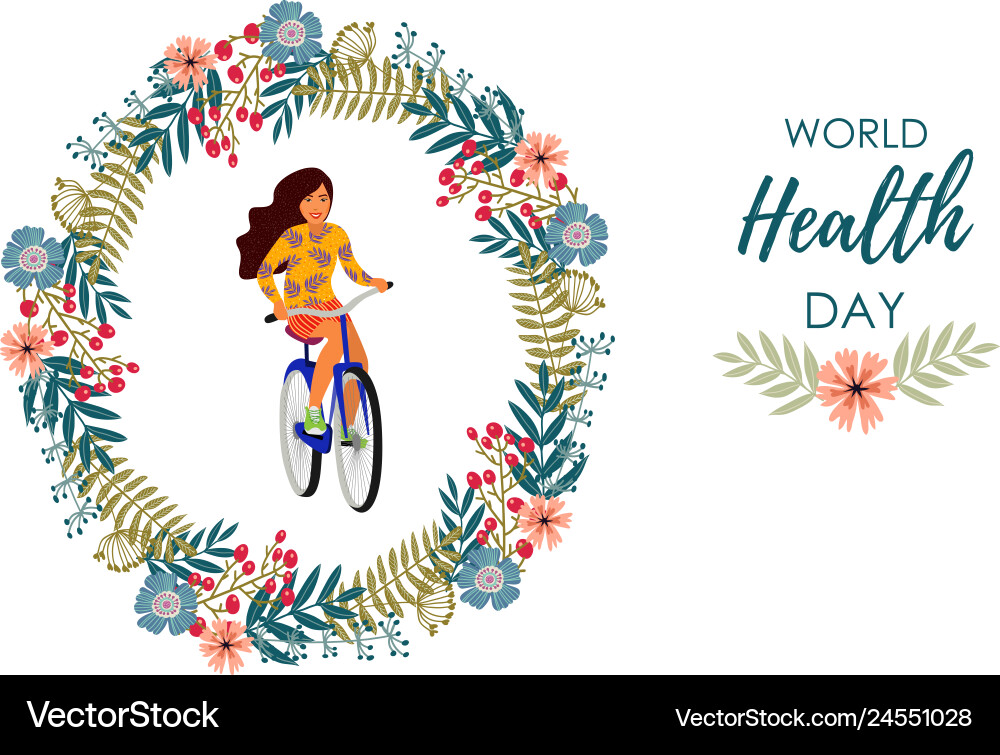 Healthy lifestyle cute Royalty Free Vector Image