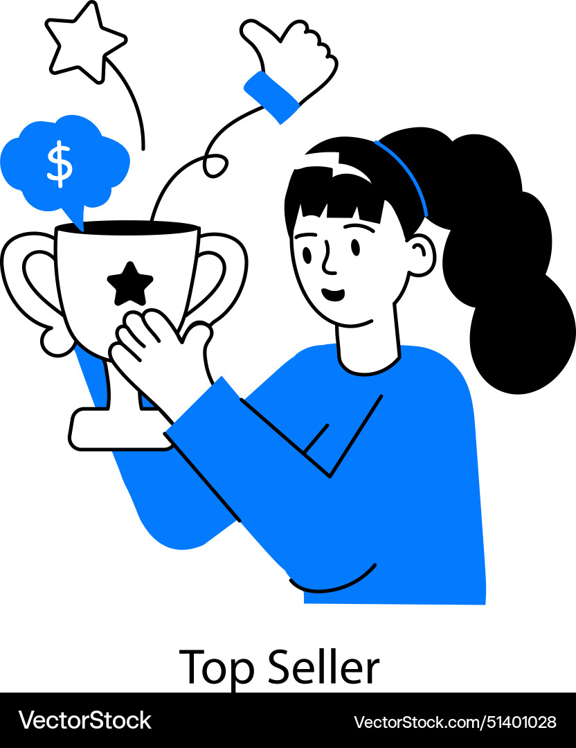 Top seller Royalty Free Vector Image - VectorStock