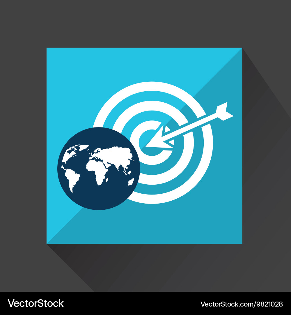 World map icon Royalty Free Vector Image - VectorStock