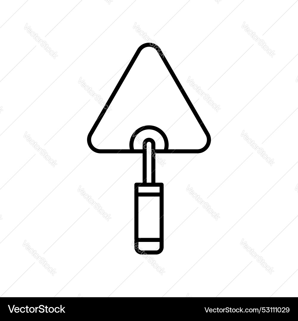 Putty knife icon Royalty Free Vector Image - VectorStock