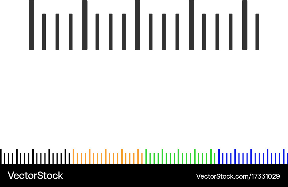Ruler graduation icon Royalty Free Vector Image