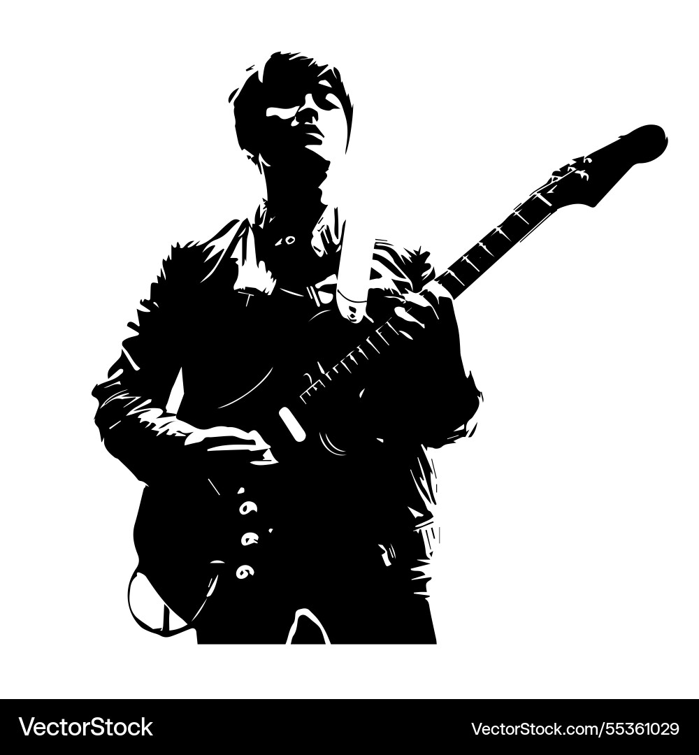 Stylish Music Man Royalty Free Vector Image - VectorStock