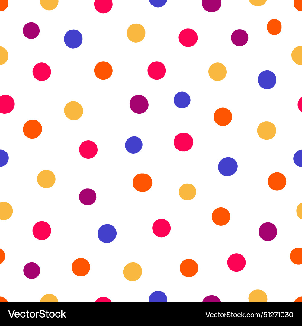 Abstract seamless pattern with bright colorful Vector Image