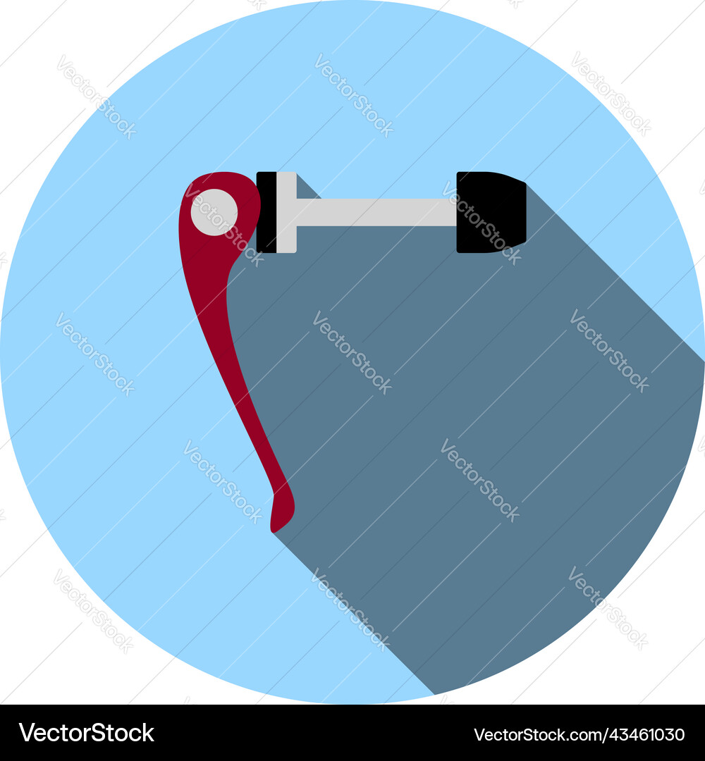 Bike quick release icon Royalty Free Vector Image