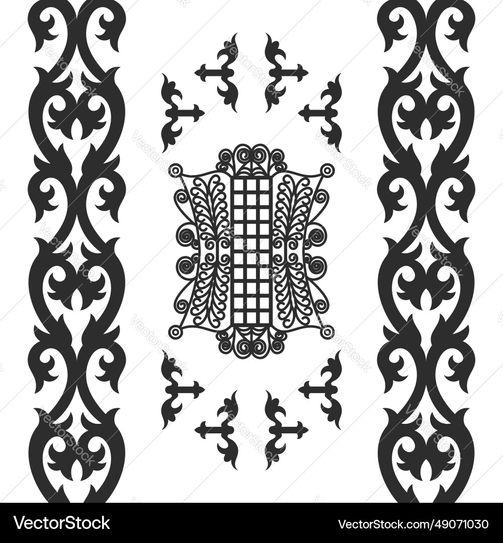 Indonesian batik heritage element design Vector Image