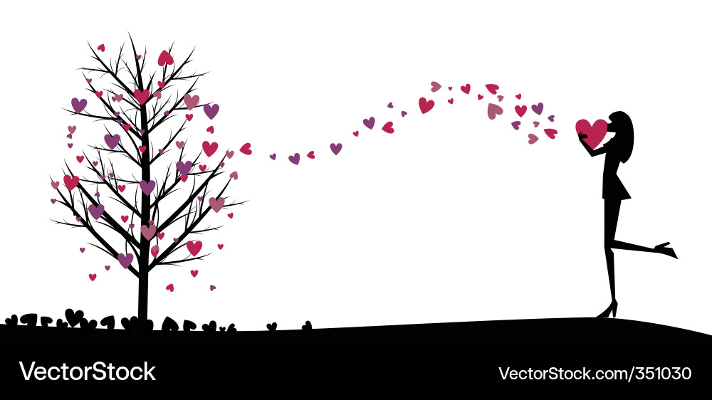 Tree of love Royalty Free Vector Image - VectorStock