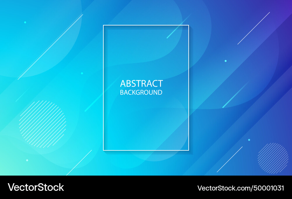 Blue gradient banner abstract background Vector Image