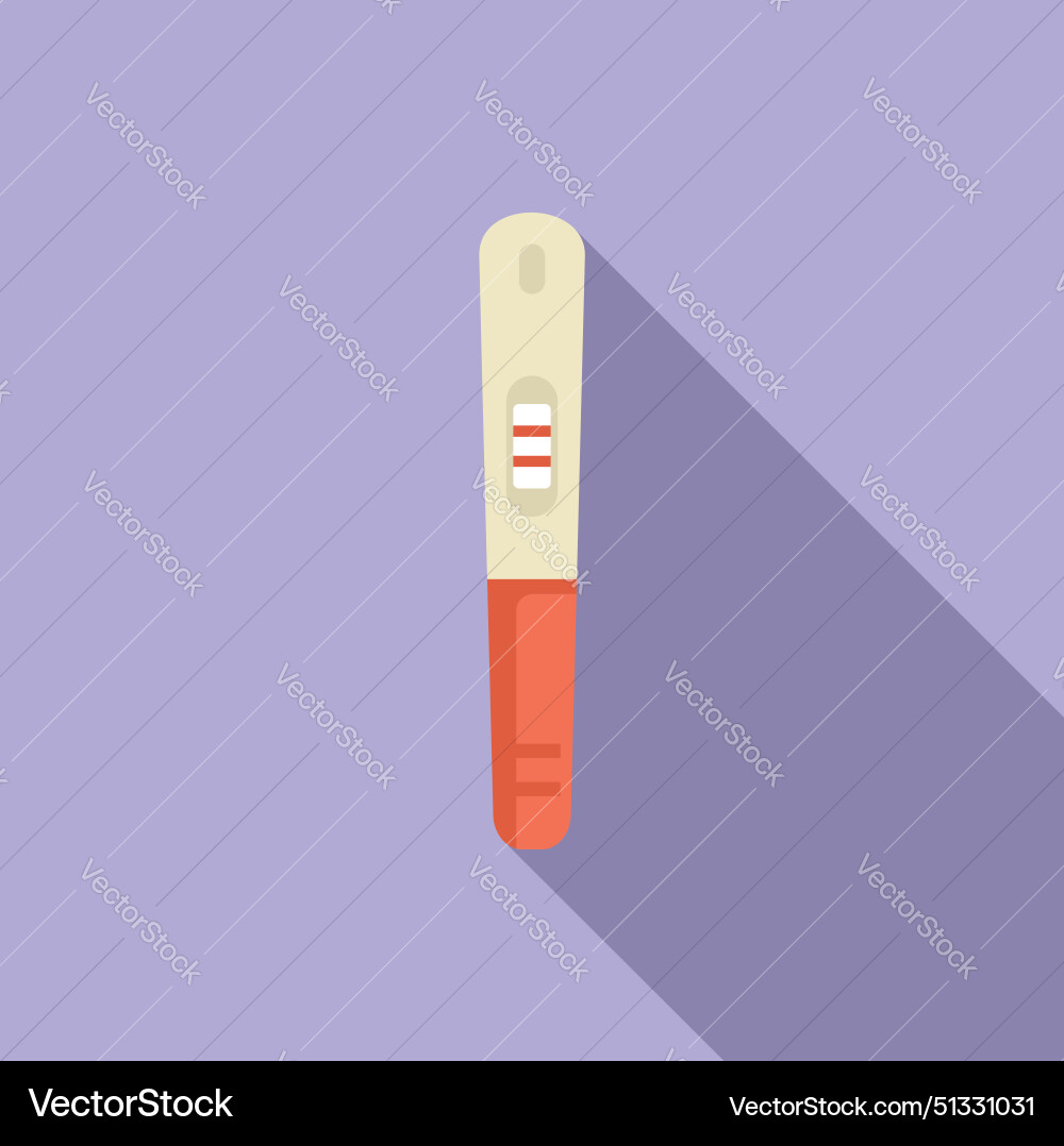 Flat design of a positive result Royalty Free Vector Image