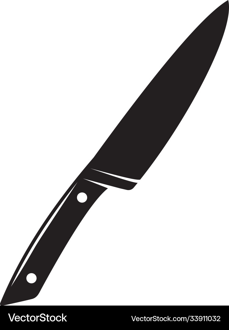Kitchen knife Royalty Free Vector Image - VectorStock