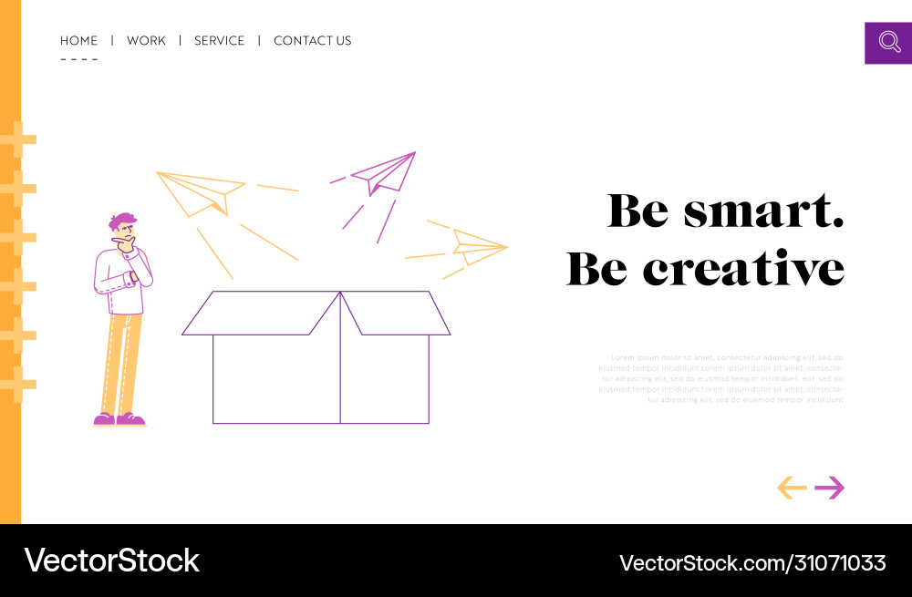 Alternative thinking business and life innovation Vector Image
