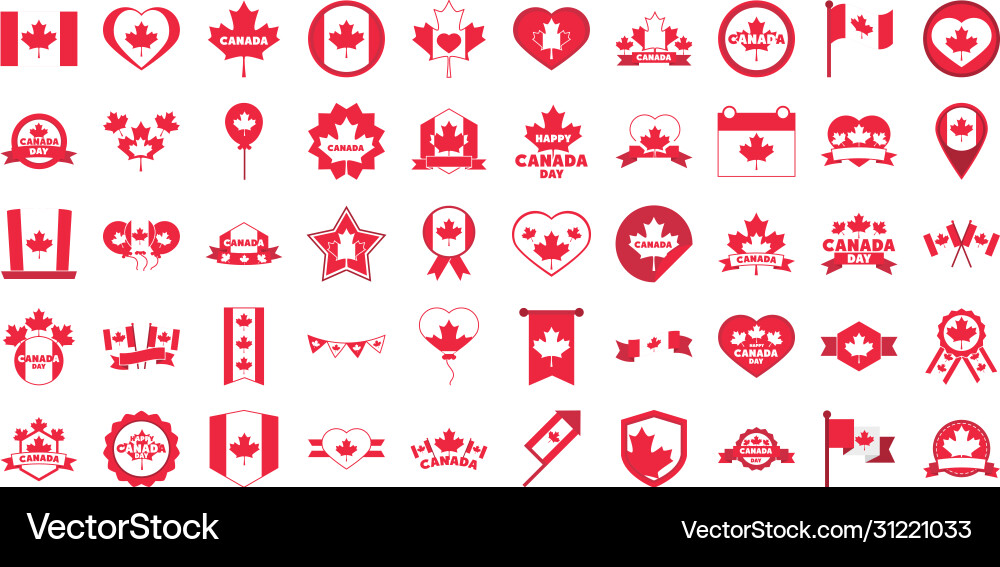 Canada day independence freedom national Vector Image