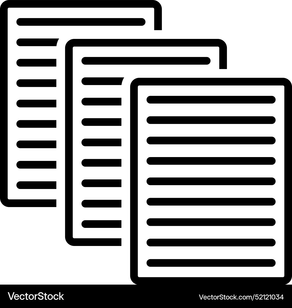Document file paper icon Royalty Free Vector Image