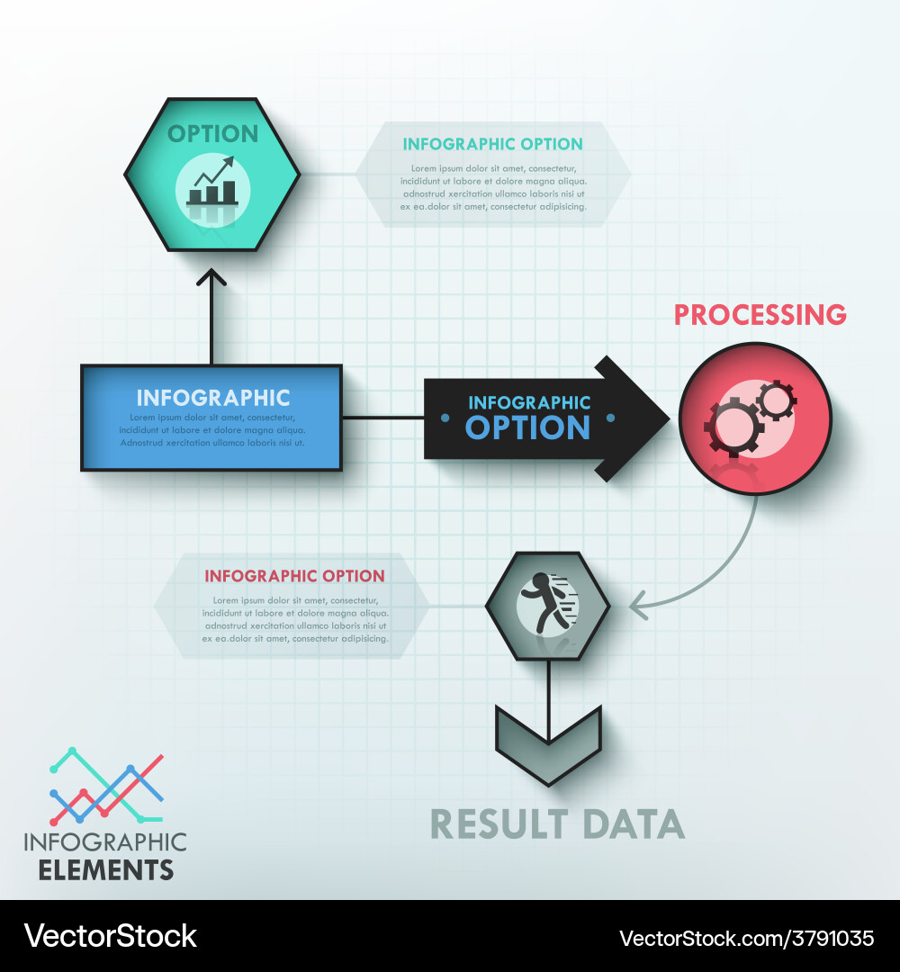 Modern infographic option banner Royalty Free Vector Image
