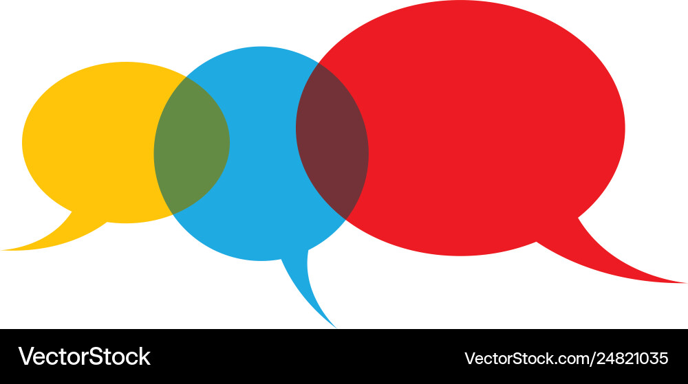 Speech bubble symbol Royalty Free Vector Image