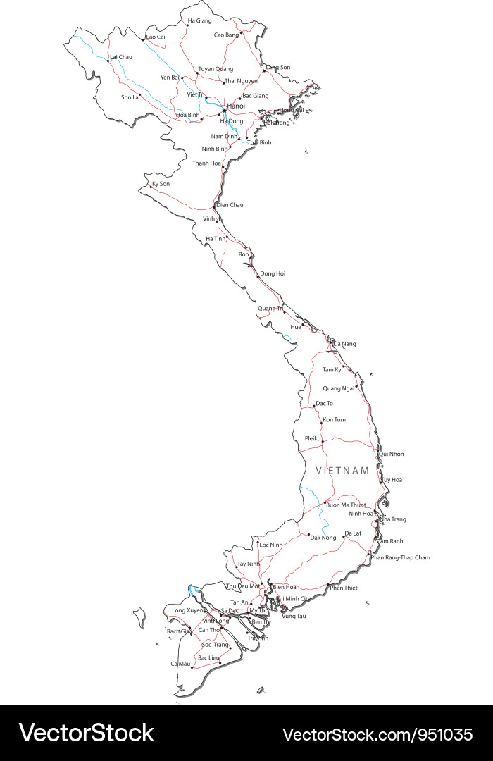 Blank Map Of Vietnam Vietnam Outline Map