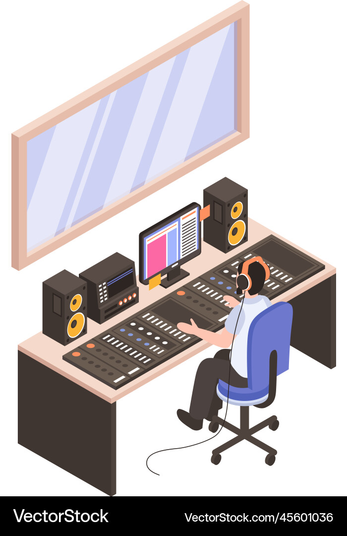 Audio studio icon Royalty Free Vector Image - VectorStock