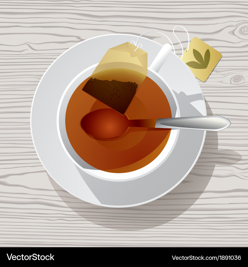 Cup of tea Royalty Free Vector Image - VectorStock