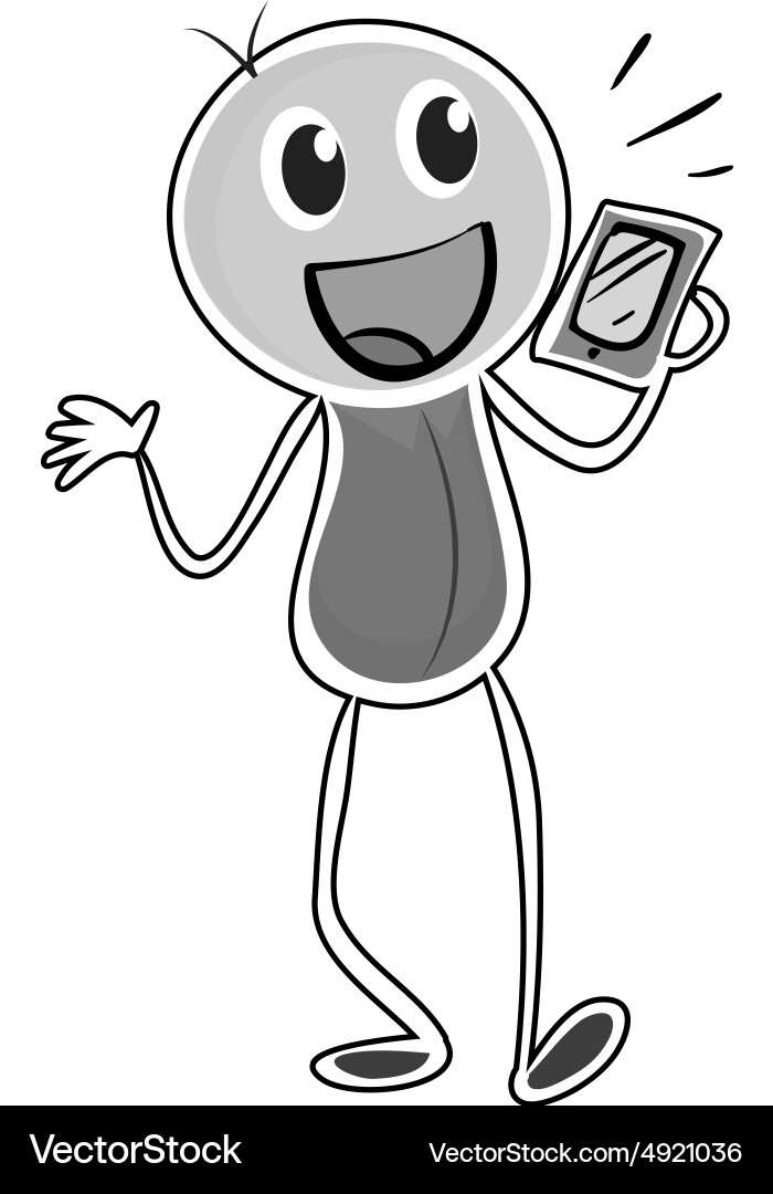Man talking Royalty Free Vector Image - VectorStock