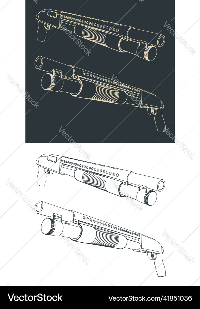 Shotgun Royalty Free Vector Image - VectorStock
