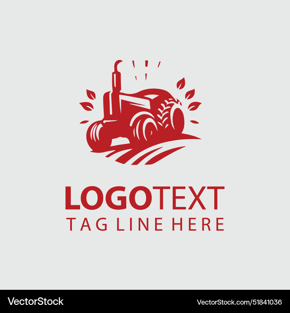 Tractor logo Royalty Free Vector Image - VectorStock