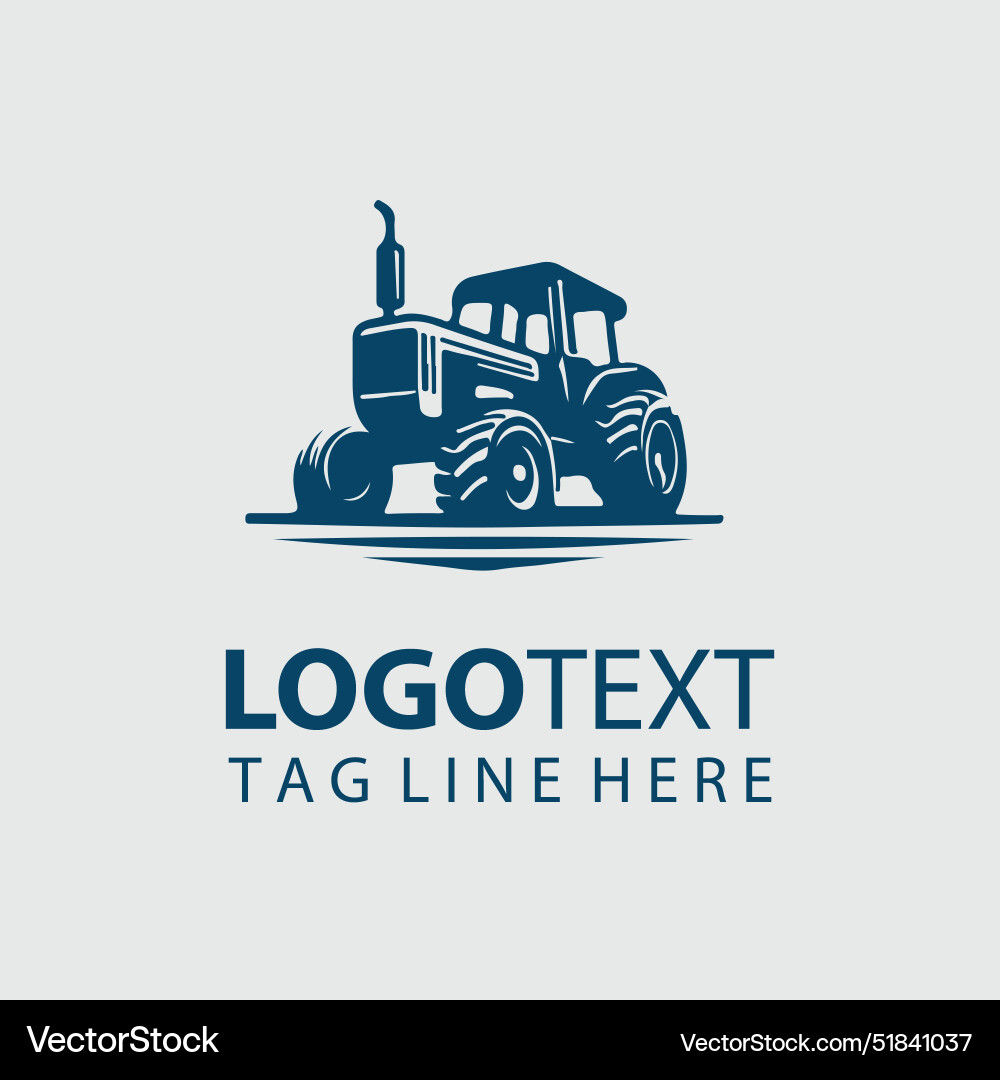 Tractor logo Royalty Free Vector Image - VectorStock
