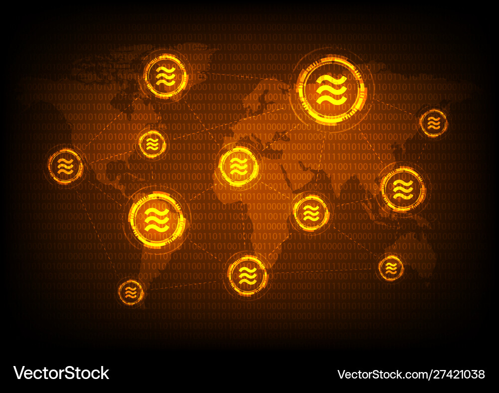 Libra coin Royalty Free Vector Image - VectorStock