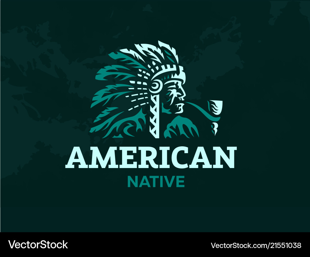 Native American Warrior Royalty Free Vector Image