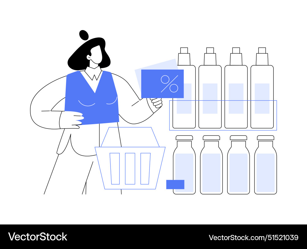 Coupons isolated cartoon Royalty Free Vector Image