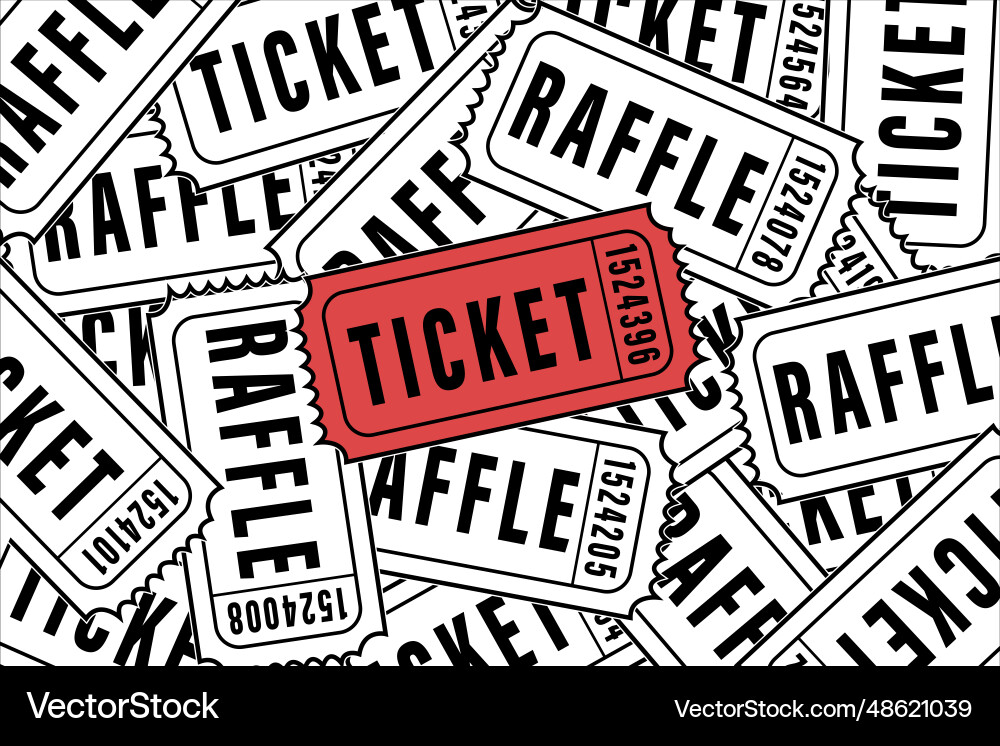 Raffle Ticket Vector Images (over 7,000)
