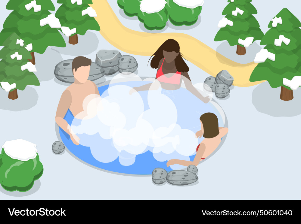 3d isometric flat of thermal Royalty Free Vector Image