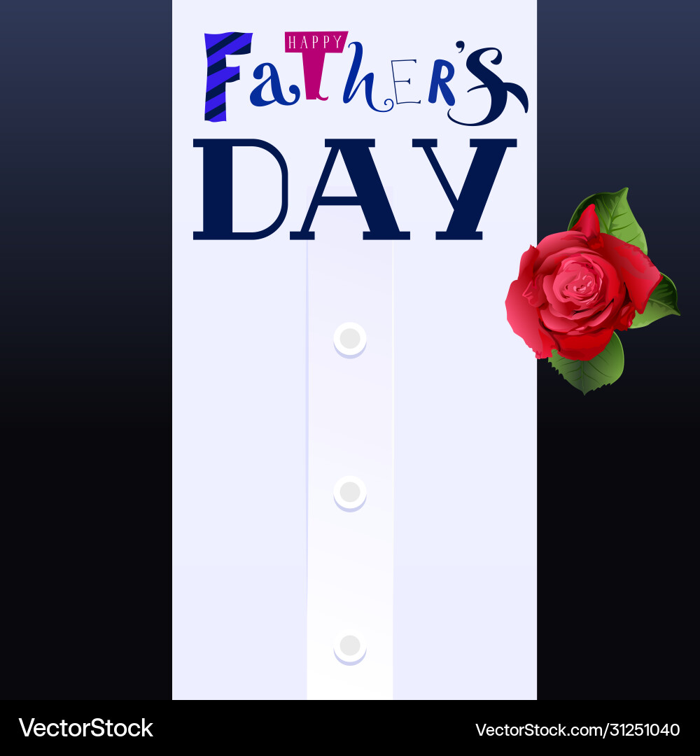 Happy fathers day lettering text template greeting