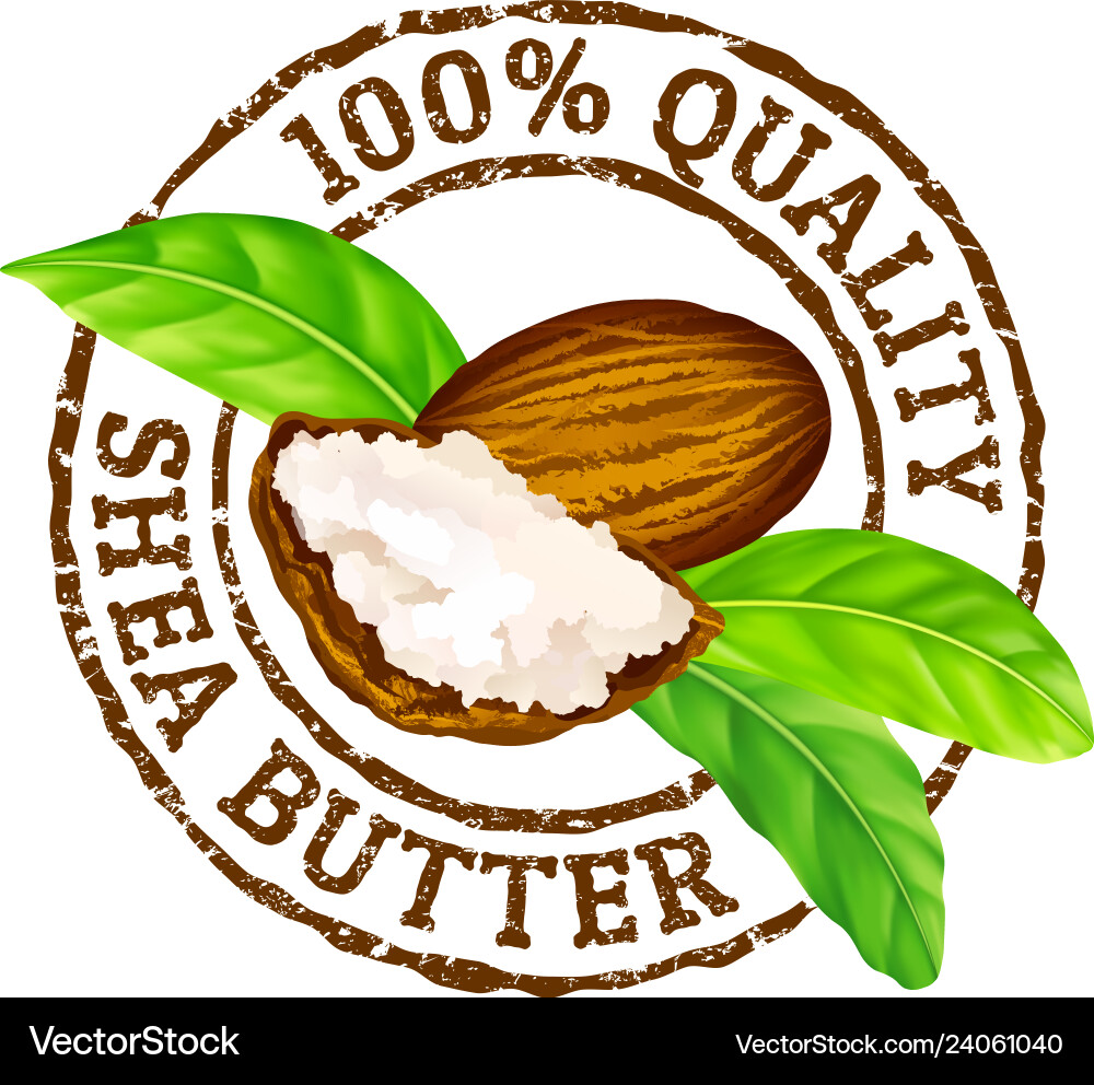 Shea Butter Stamp - 100% Quality Royalty Free Vector Image